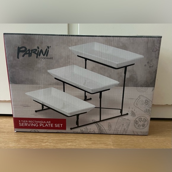 Parini | Kitchen | 3tier Rectangular Serving Plate Set | Poshmark